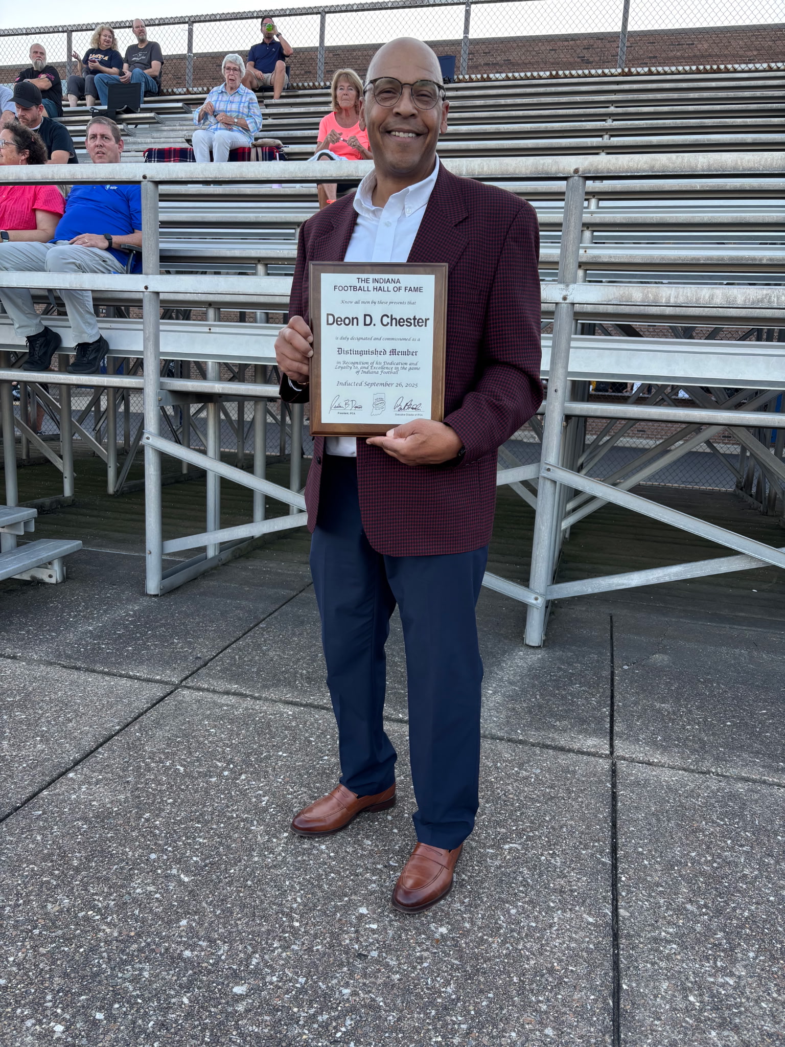 Community Spotlight: Deon Chester Honored with Indiana Football Hall of ...